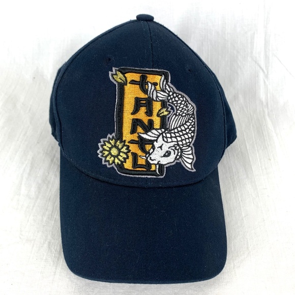 Tamtu | Accessories | Rara Tamtu Koi Fish Baseball Cap Navy Blue Os ...
